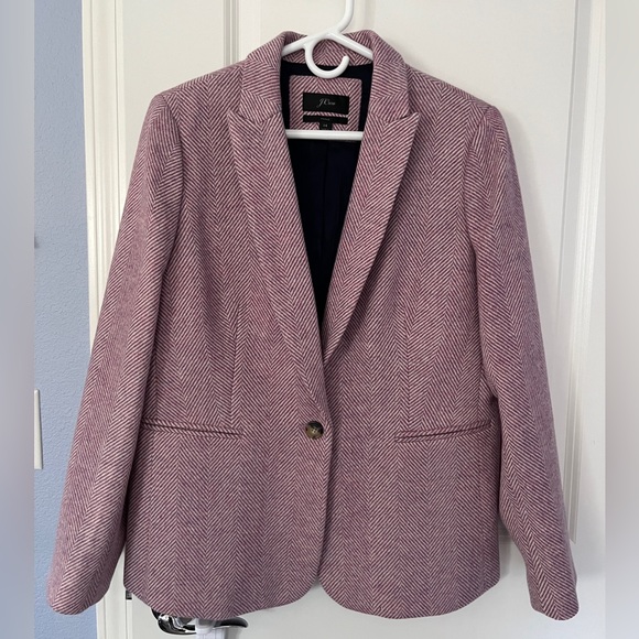 J. Crew | Jackets & Coats | J Crew Womens Parke Herringbone English ...